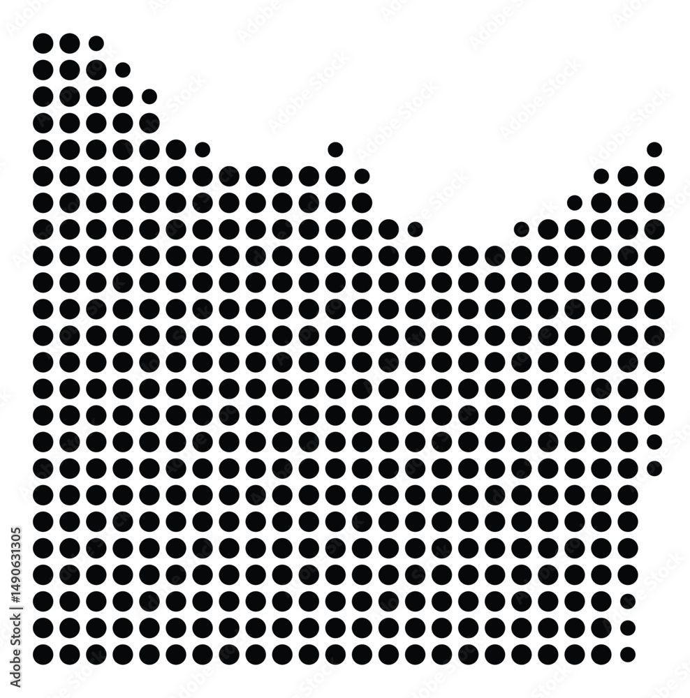 Symbol Map Of the County Franklin (Missouri, US) showing the County ...