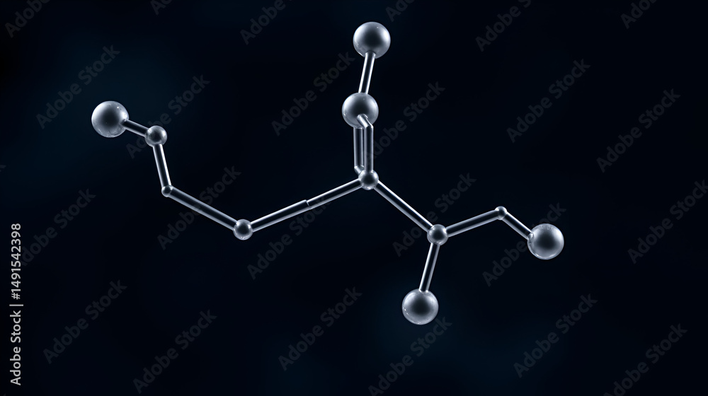Chemical structure of fluconazole Stock Photo | Adobe Stock