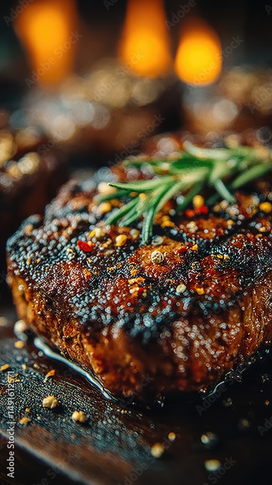 Juicy fillet steak with perfect grill marks, a feast for the eyes ...