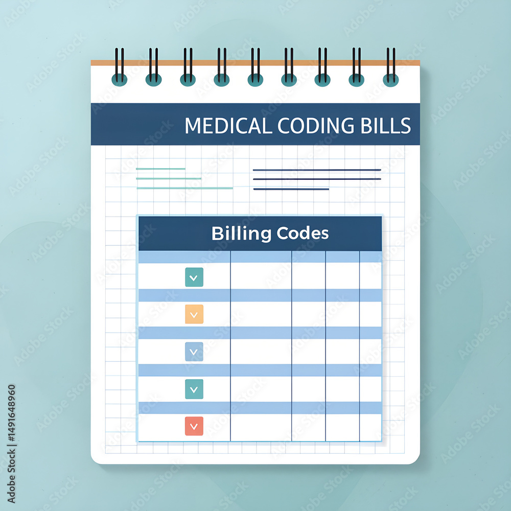 Medical Coding Bills: Healthcare Billing Guide Stock Photo | Adobe Stock