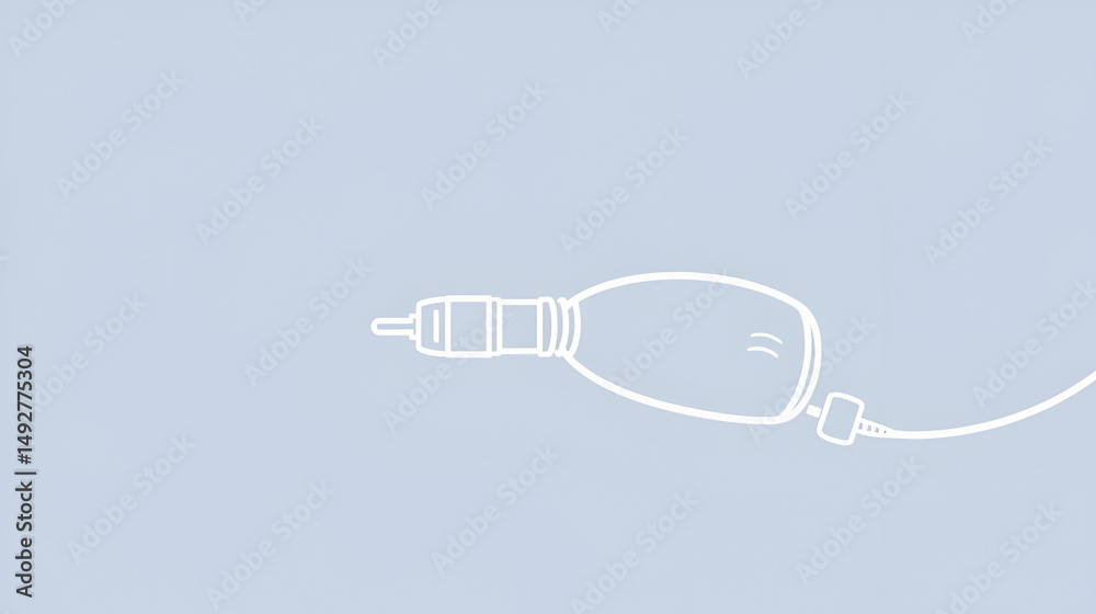 Nasal cannula linear icon. Oxygen therapy. Hospital services ...