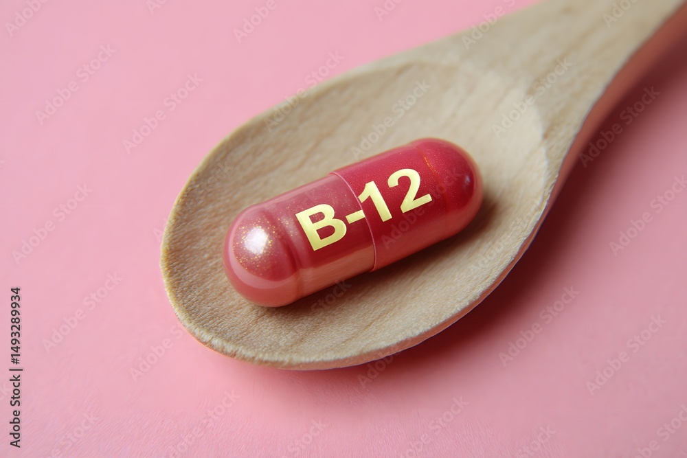 B12 Vitamin Supplement Benefits, Dosage, and Side Effects Stock Photo ...