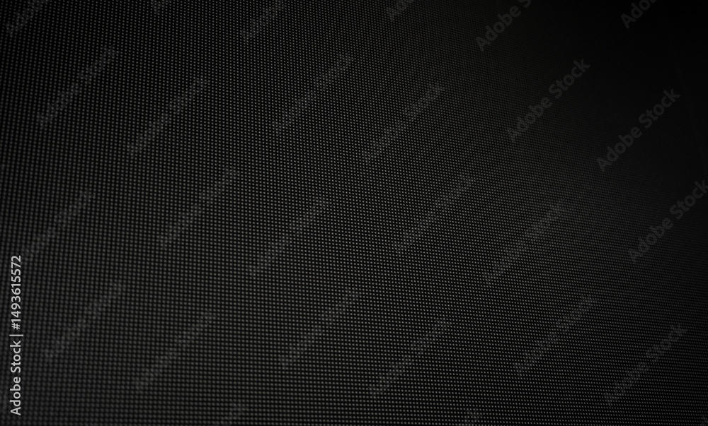 LED screen, video wall screen. Close up black led panel background ...
