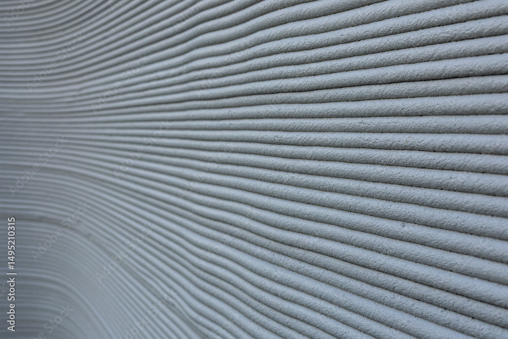 3D Printed concrete texture. architectural background. modern ...