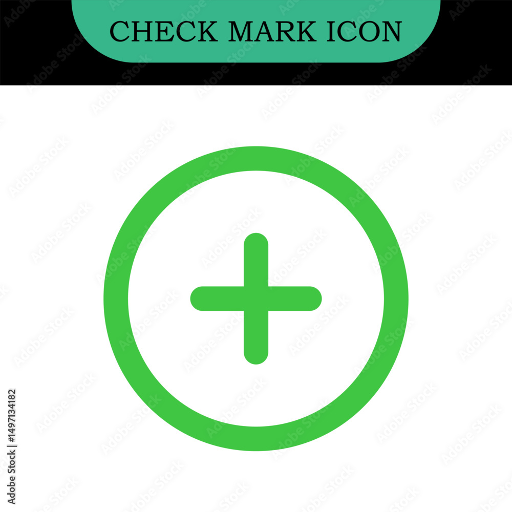 Set of Green check marks, red cross signs, checkbox list vector icon ...