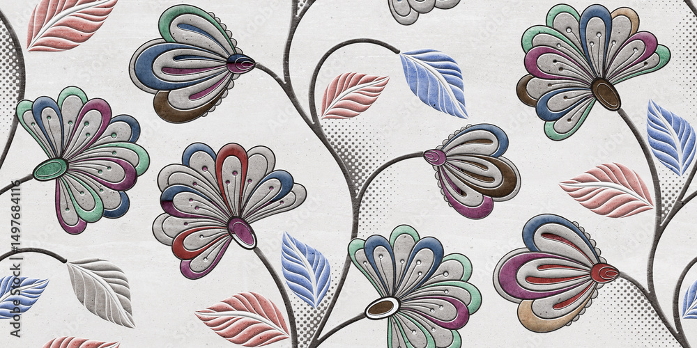 Multicolour Ceramic Wall Tiles Design With High Resolution Home Décor ...