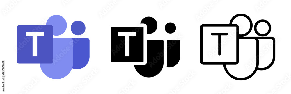 High resolution Microsoft Teams logo icon transparent png. Microsoft ...