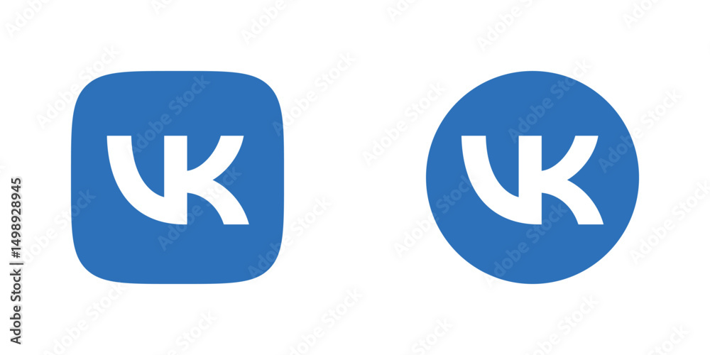 VK Logo Vector, VK App Icon, Editable SVG, PNG, Transparent Background ...