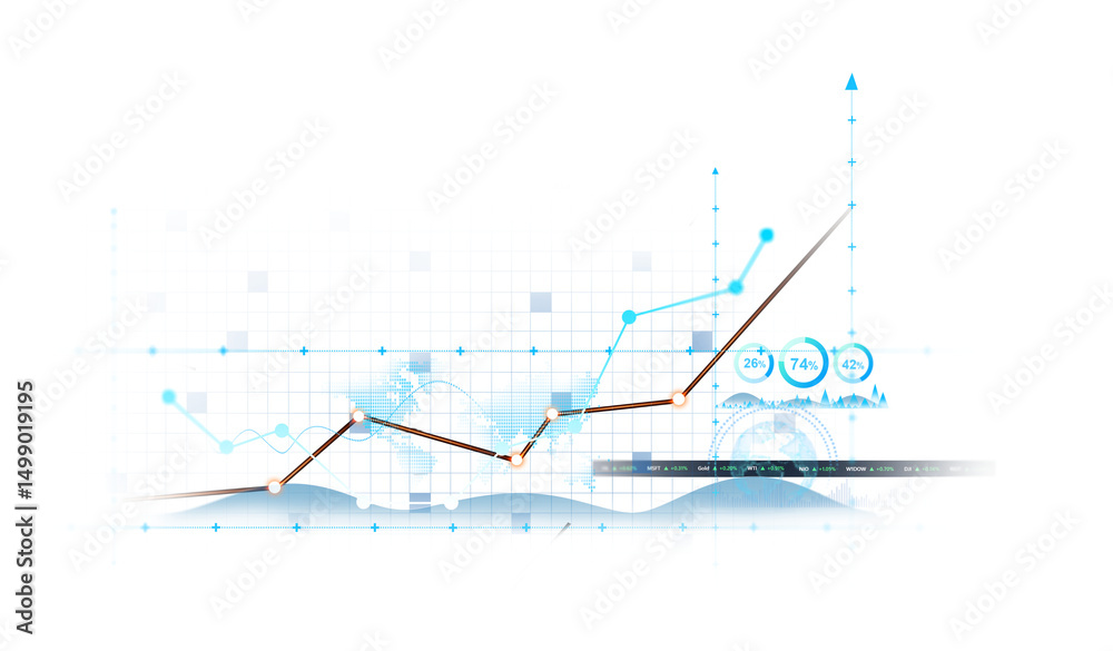 Transparent or png stock market investment trading graph growth.Trade ...