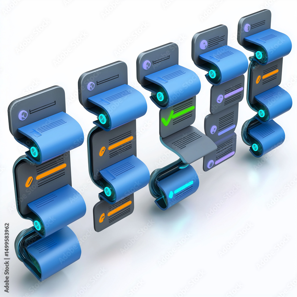 Agentic AI autonomous system. Intelligent agent. Decision making. AI ...