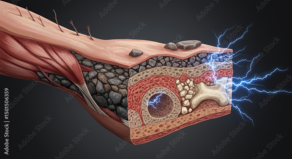 Anatomy of a Lightning Strike: Muscles, Bones, and Tissue Damaged by ...
