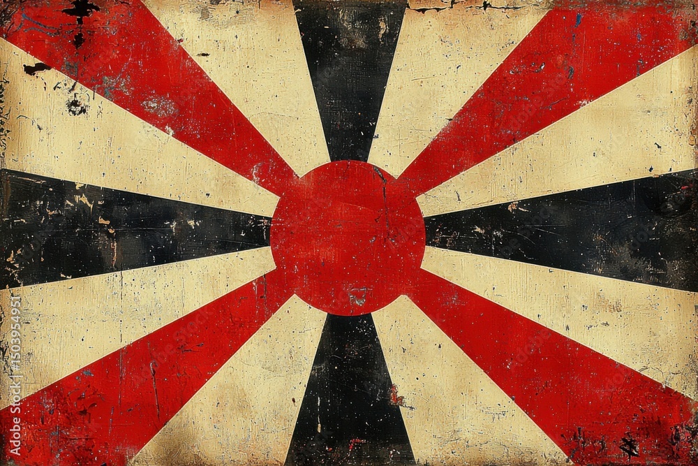 Historical symbolism and artistry of the rising sun flag japan vintage ...