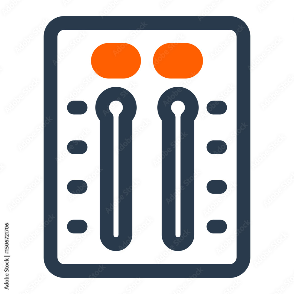 Padel Match Score Keeper with Sliding Controls Stock Vector | Adobe Stock