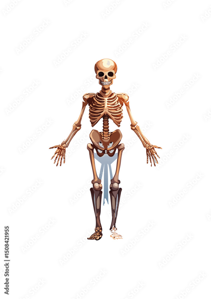 Praca wektorowa bez tantiem: Bone is a living tissue made of a protein ...