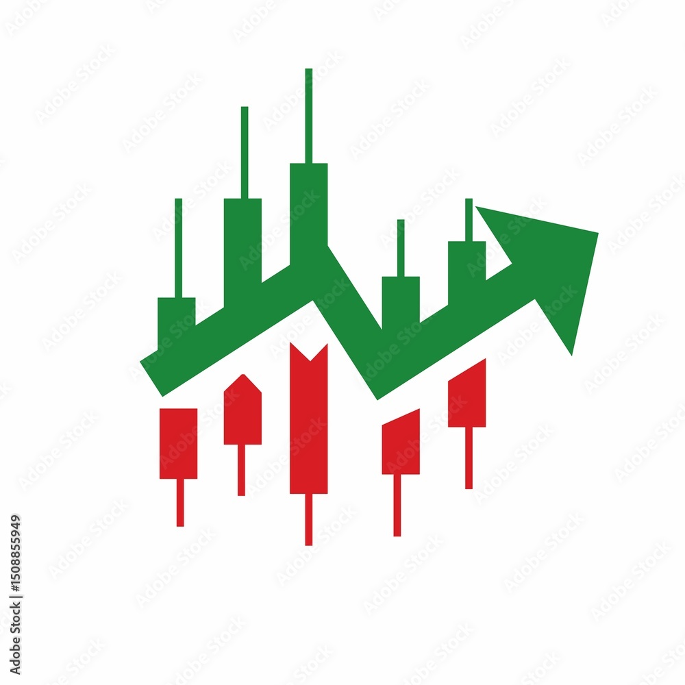 Chart candle stock graph forex market. Trade candle chart stock finance ...