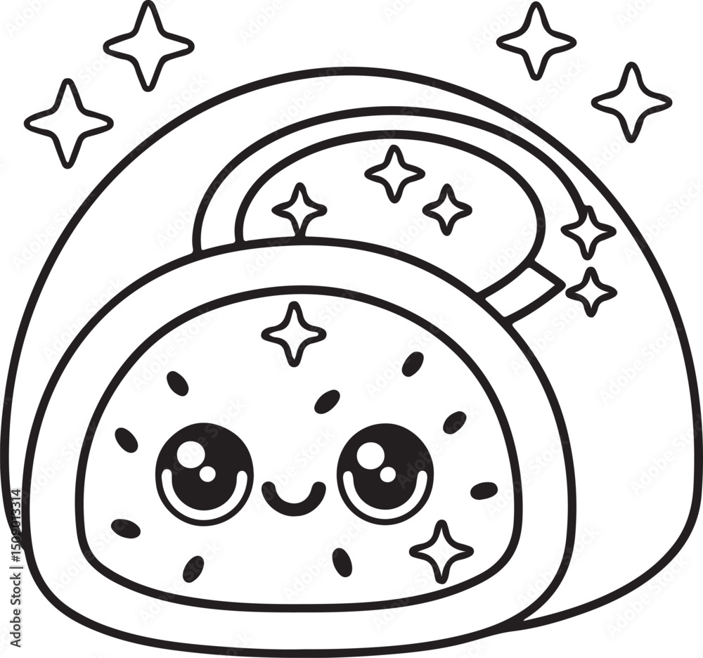 Cute Kawaii Desserts Coloring Pages – Adorable Sweet Treats, Fun & Easy ...