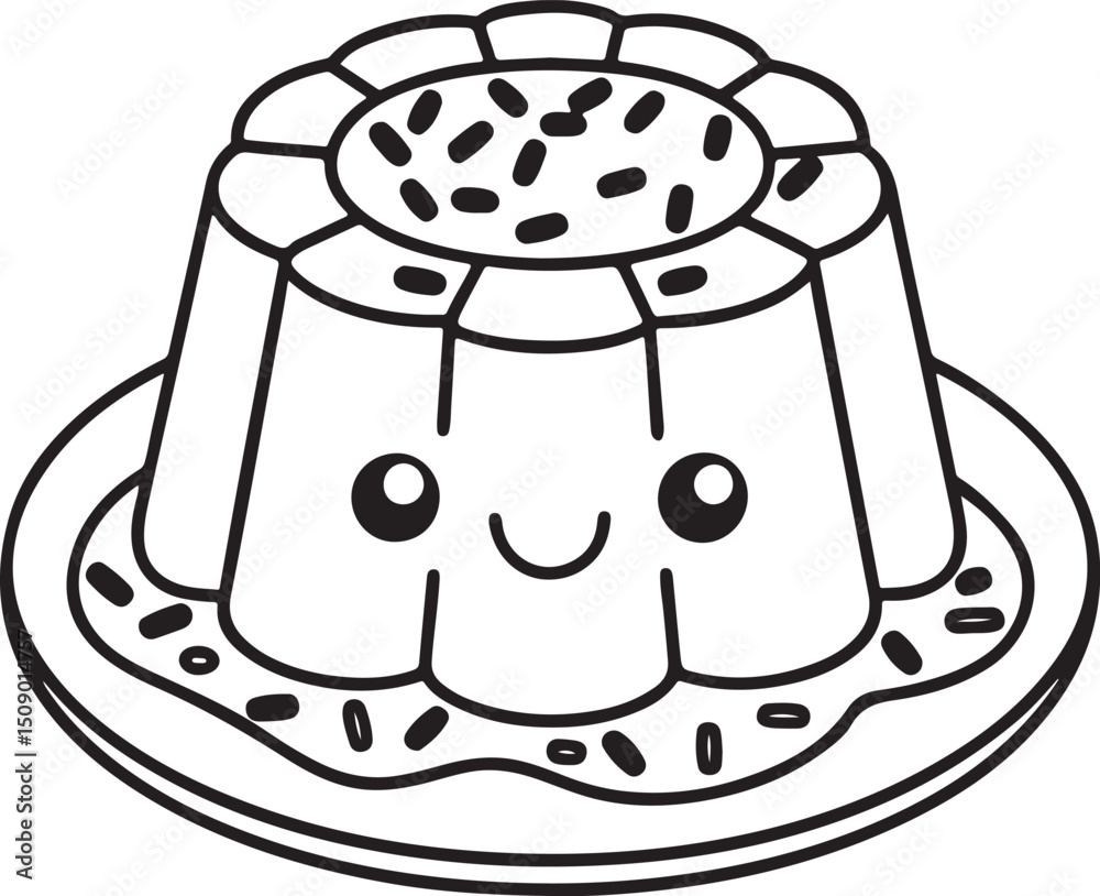 Cute Kawaii Desserts Coloring Pages – Adorable Sweet Treats, Fun & Easy ...