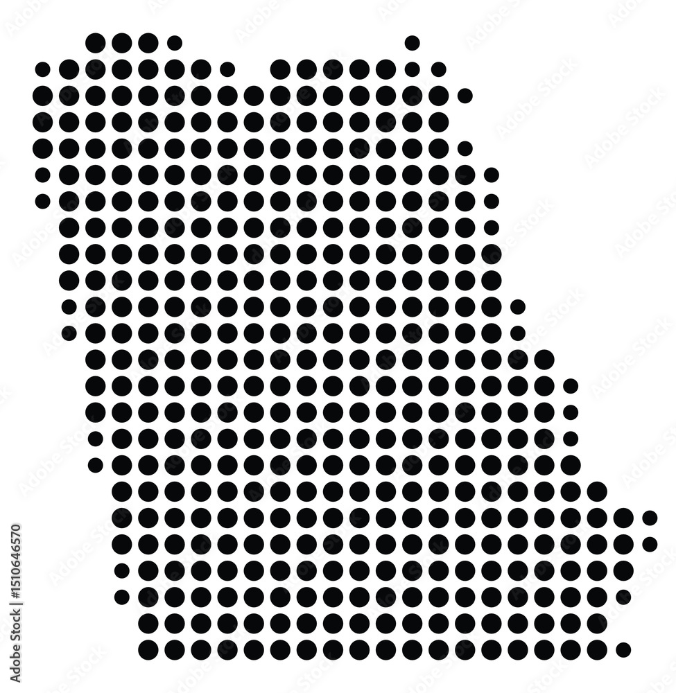 Symbol Map Of the County Tyler (Texas, US) showing the County with a ...