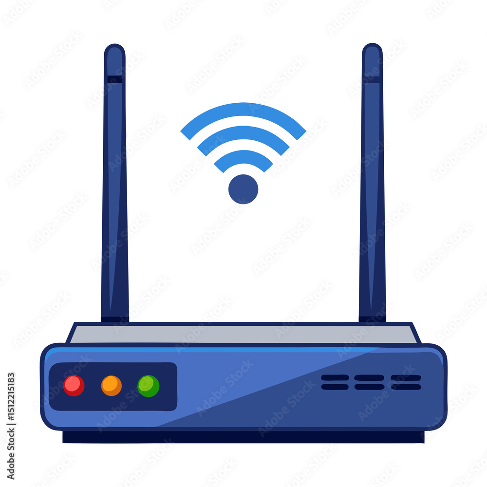 wireless router icon isolated on transparent background Stock ...