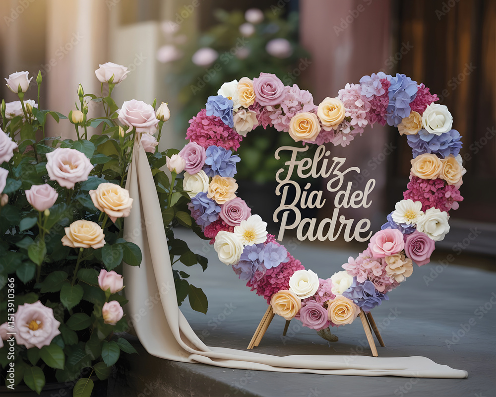 tarjeta de felicitación del del día del padre, con el texto feliz día ...