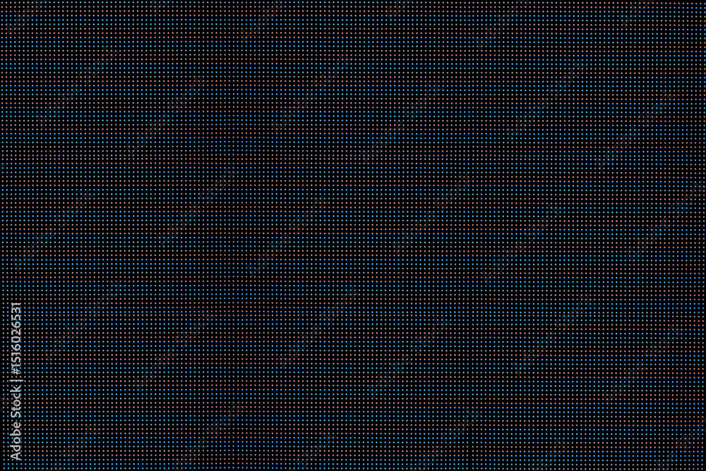 LEDs on a black background. Macro photography of a bright LED screen ...