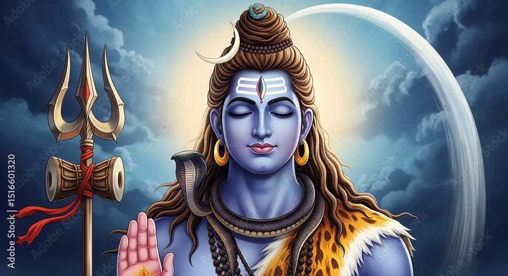 Lord Shiva Mahadev Shankar Neelkanth Adiyogi 4K HD Desktop Laptop Wallpaper Background | 4K HD ...