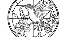 Stained Glass Flower Illustration Free Stock Photo - Public Domain Pictures