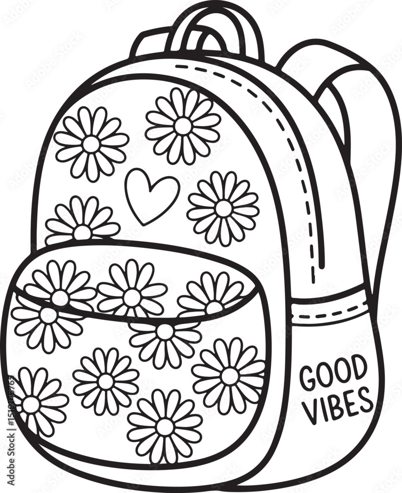 Fun Back to School Coloring Pages - Cute School Supplies, Classroom ...