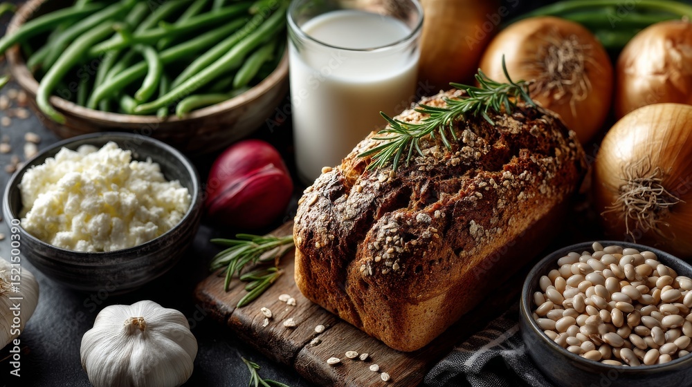 Warning about high FODMAP foods including wheat bread, apples, garlic ...