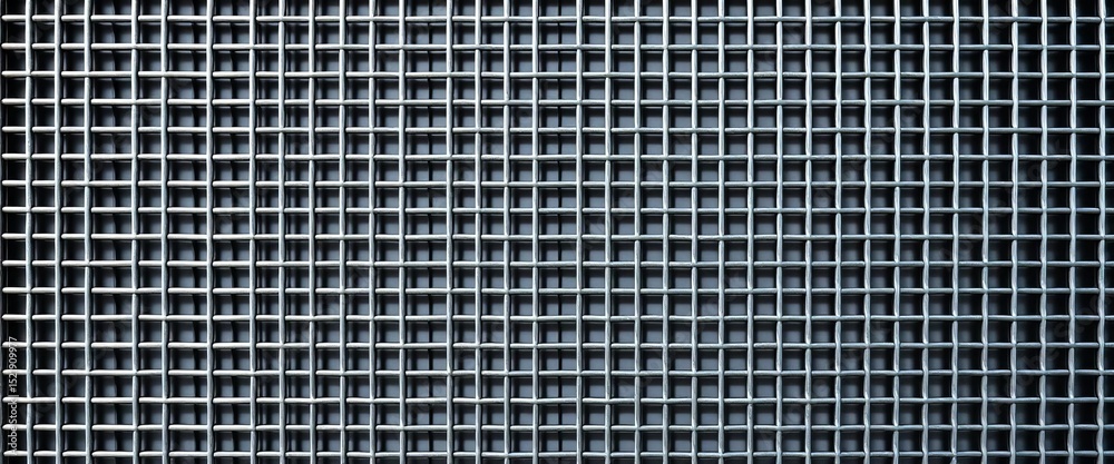 Seamless square wire mesh; repeating grid pattern, metal lattice ...
