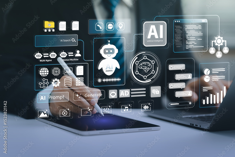 AI agent, AI workflow automation and generative artificial intelligence ...