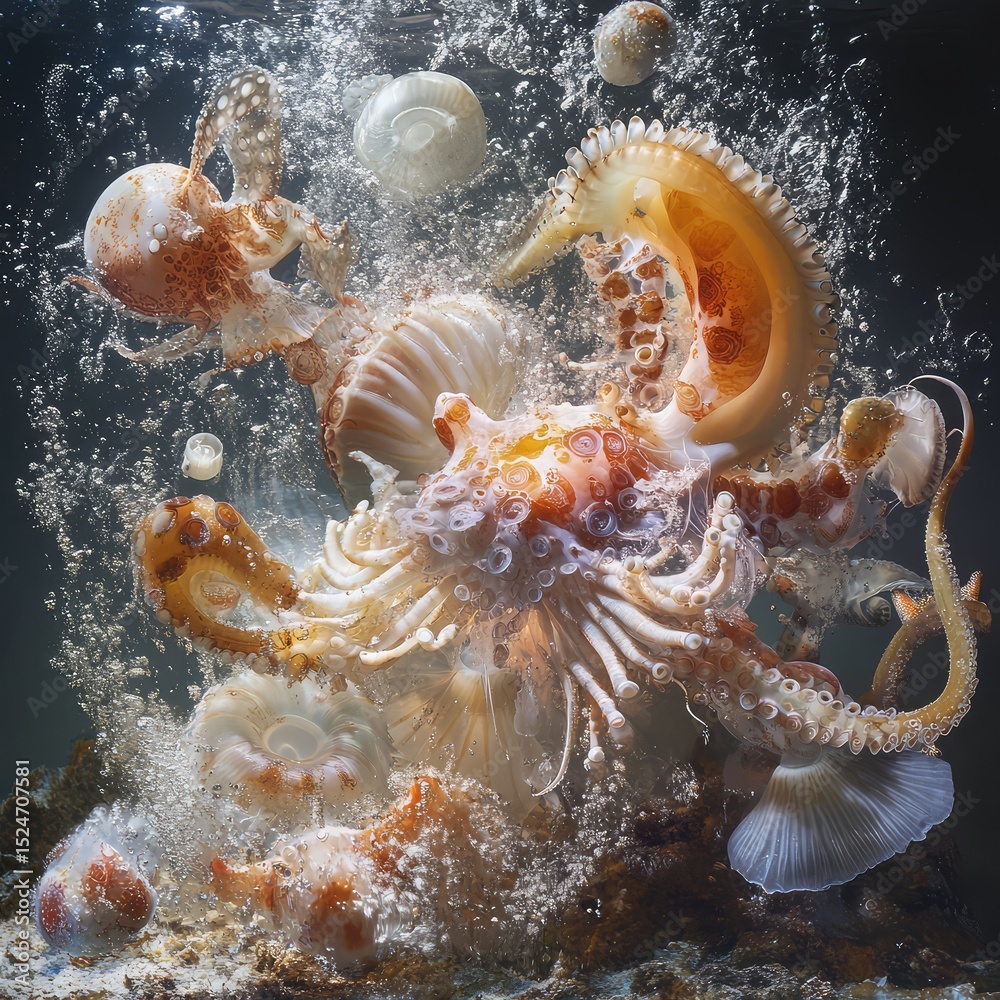 Foto de Stock 1. How do photographers capture detailed images of marine ...