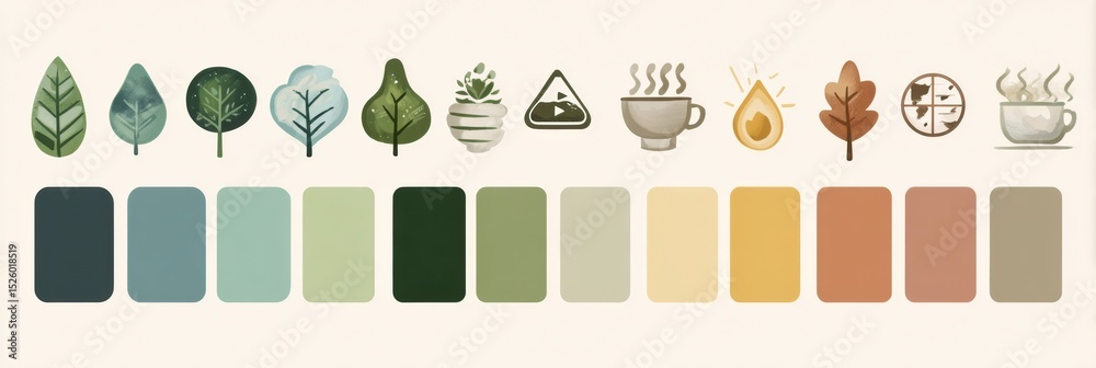 Checklist for Reducing Carbon Footprint With Leaf Icons in a Pastel ...