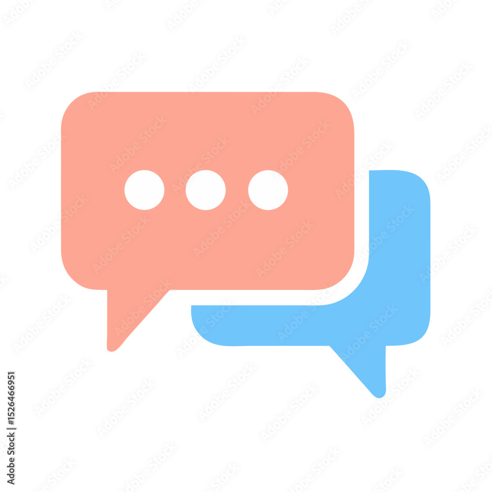 chat bubble icon Stock Vector | Adobe Stock