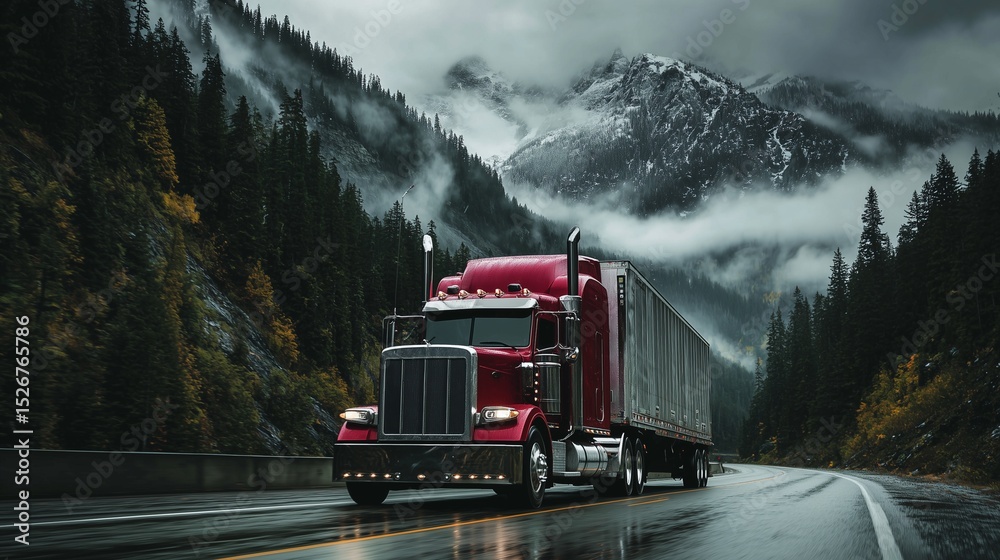 Dynamic Visual Concepts of Land Freight and Cargo Truck Transportation ...