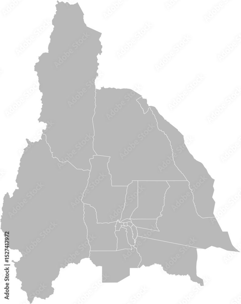 Vector de Stock San Juan, Argentina – administrative vector map with ...