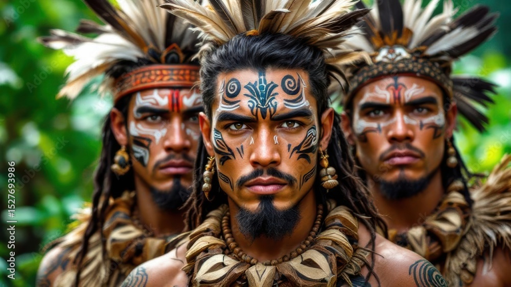 International Day of the World's Indigenous Peoples. The Maori tribe of ...