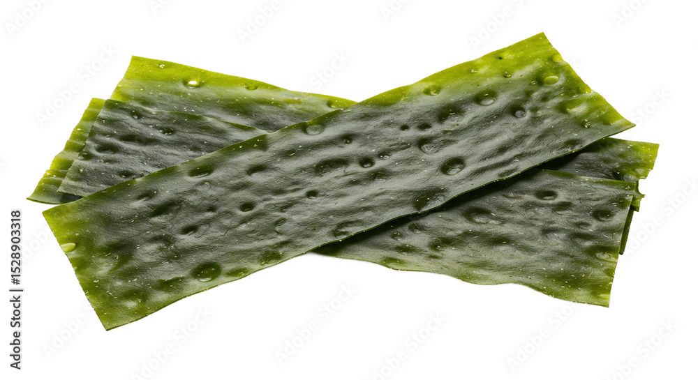 Seaweed sheets stacked on top of each other with a smooth texture ...