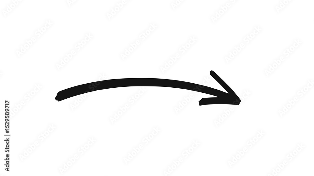 Arrow, white, doodle, scribble, marker in a hand-drawn style. PNG with ...