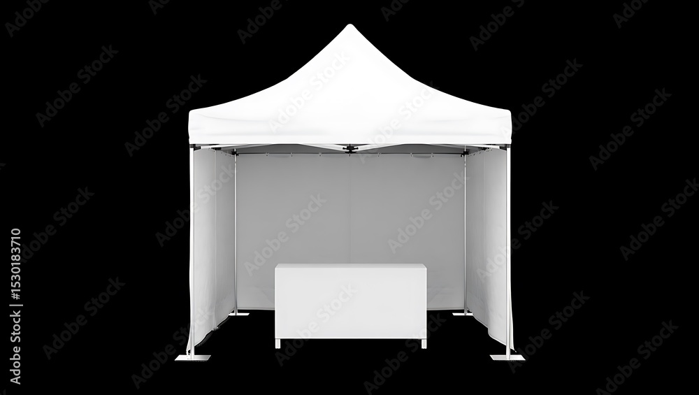 White Pop Up Canopy Tent, Instant Gazebo, Portable Shelter, Event Booth ...