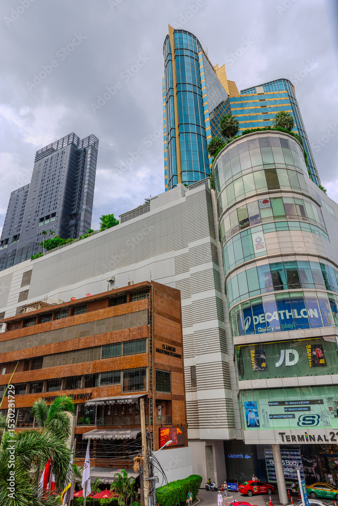 10 June 2025 Traffic and high rise towers building residential ...
