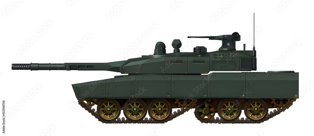Ilustración de Stock MTT-62 (MBT concept based on the MT-62 tank, using ...