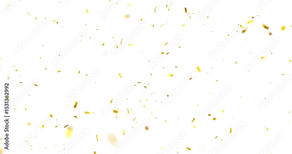Colorful Confetti against a White Background Tranparent BG Confeti ...