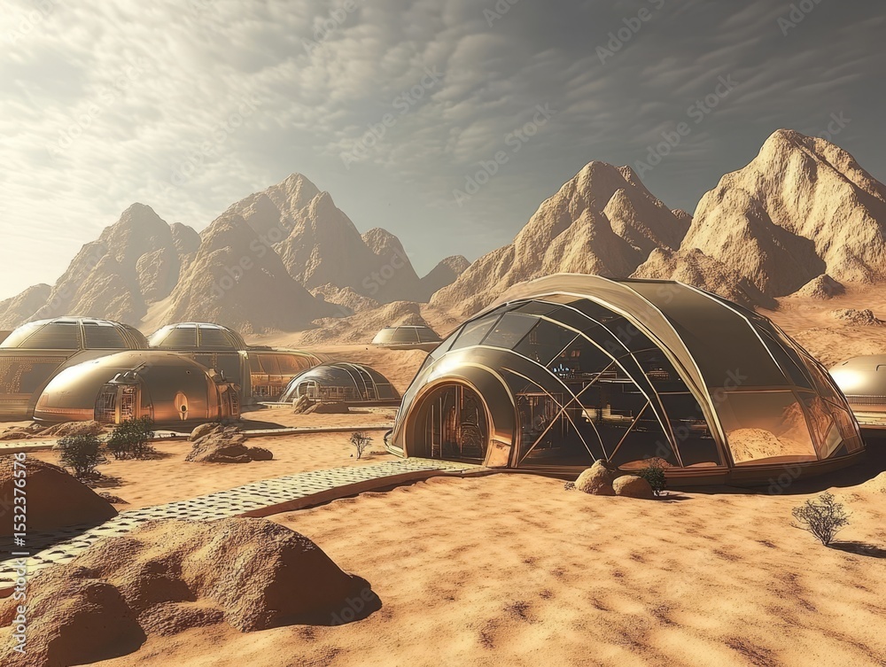 A 3D picture shows what Mars might look like after we make it livable ...