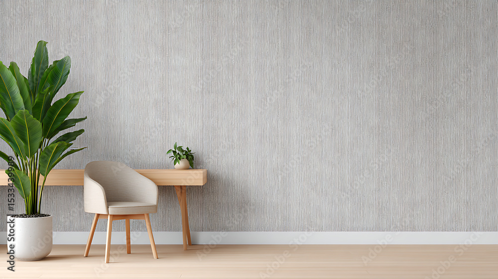 a zoom background of a grey wall in an office 21521890 1 Stock ...