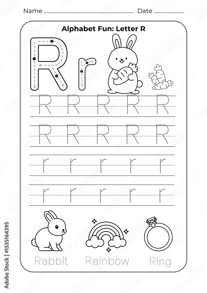 Worksheet, Tracing worksheets for kids, Alphabet handwriting practice ...