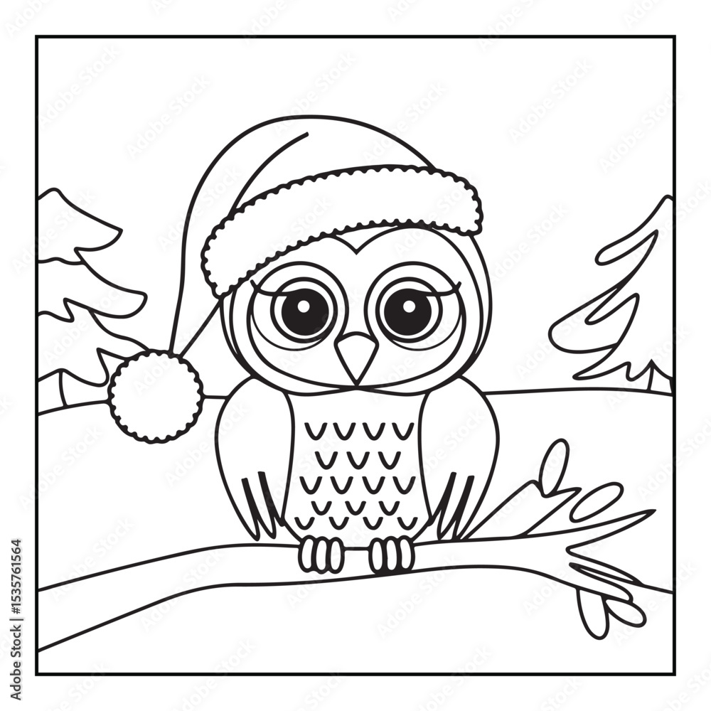 kids cute christmas coloring pages