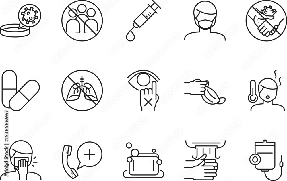 Comprehensive Collection of 560.eps Vector Icons for Health, Hygiene ...