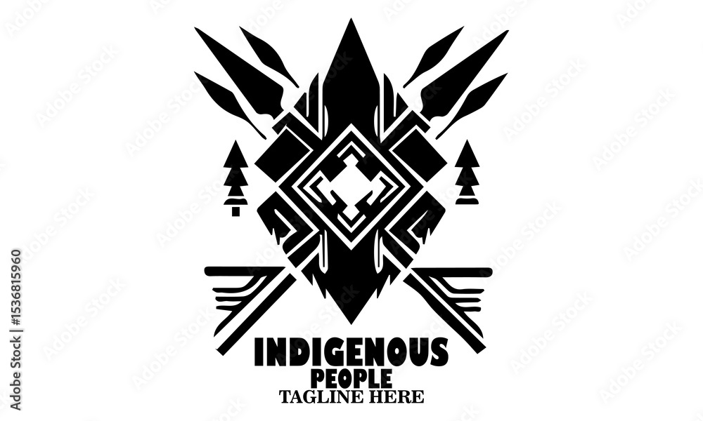 Image vectorielle Stock International day of the world's indigenous ...