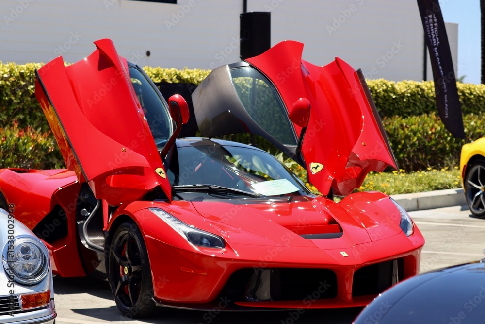 Beautiful Ferrari LaFerrari Hypercar / Stunning Italian Design Stock ...